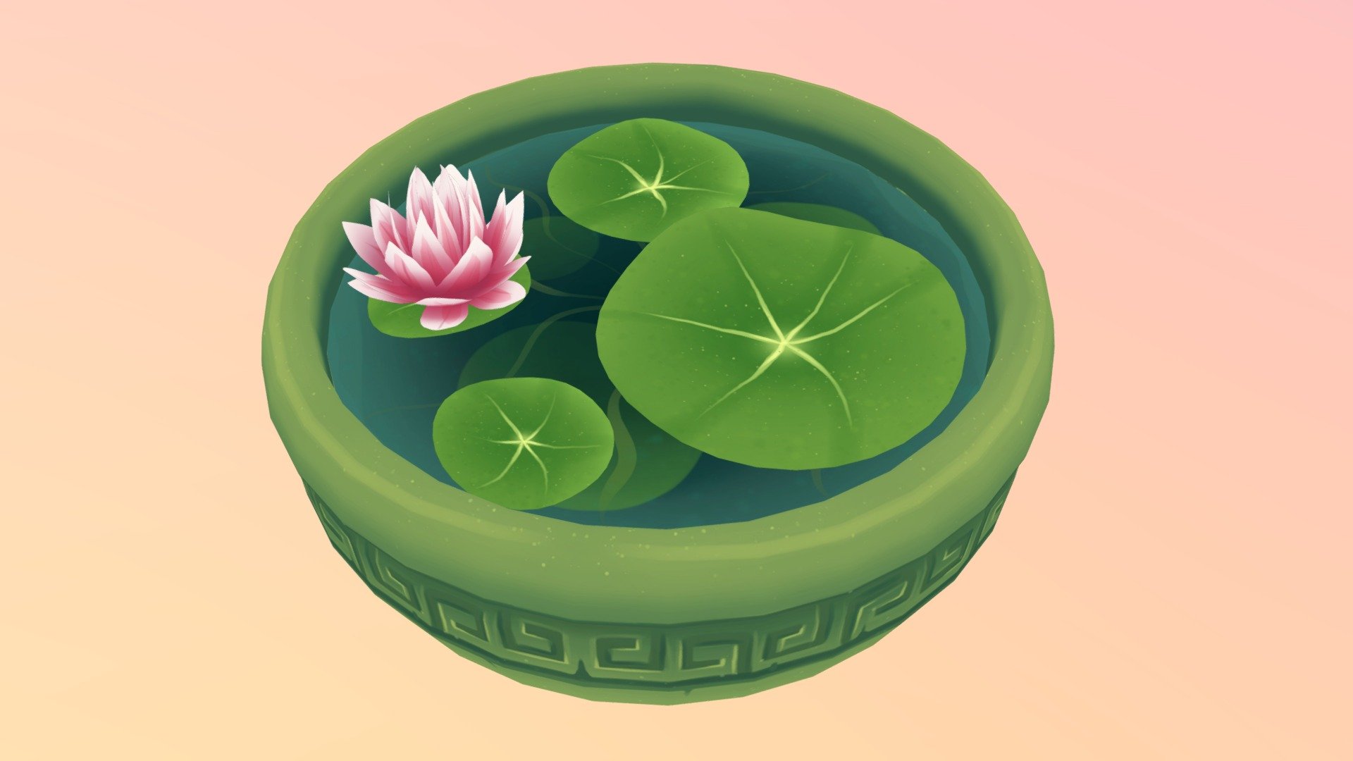 lily bowl - 3D model by Teja Mae Godson (@tejamae) [7726711] - Sketchfab