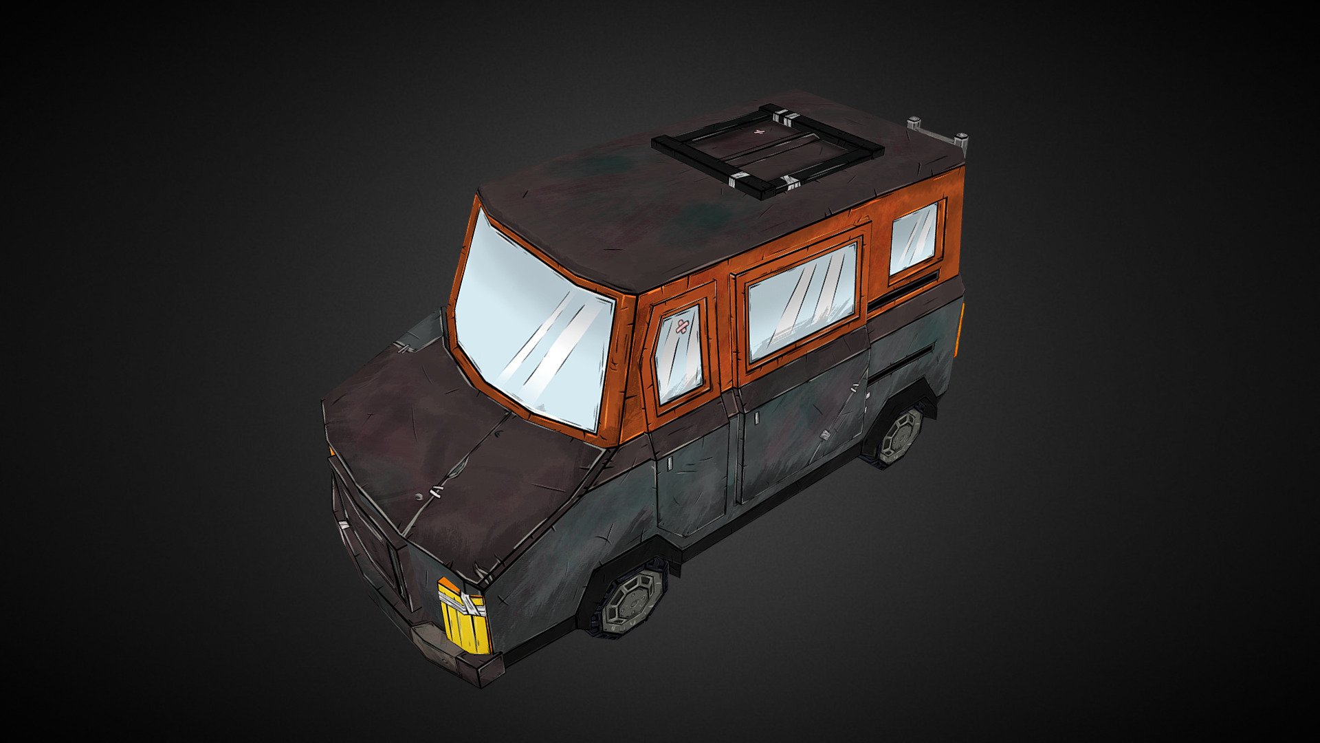 Survivor Van lvl 6 - 3D model by Skia (@Skia-Ura) [7728c6e] - Sketchfab