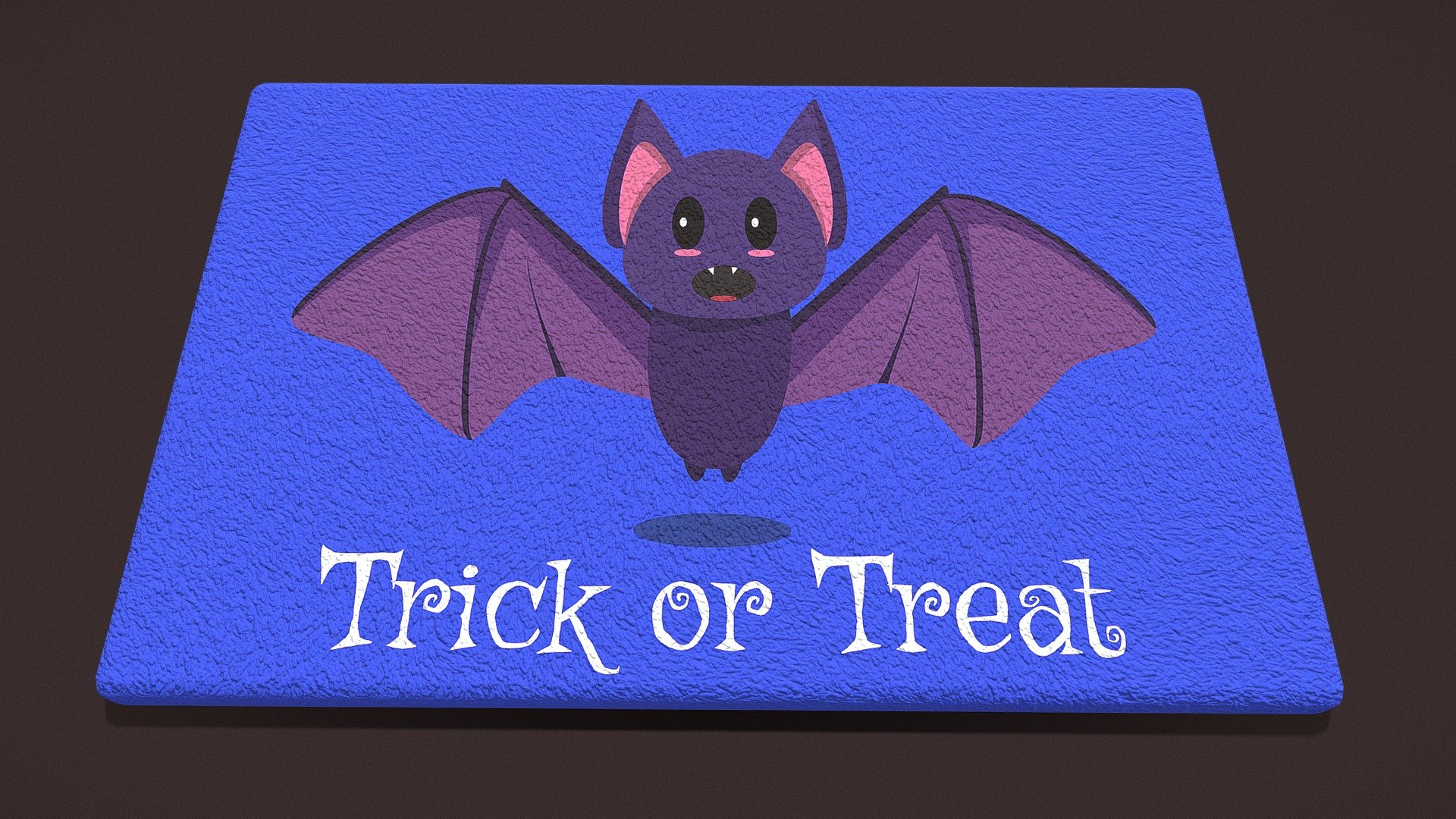 Halloween_Bat_Mat_FBX - Buy Royalty Free 3D model by ...