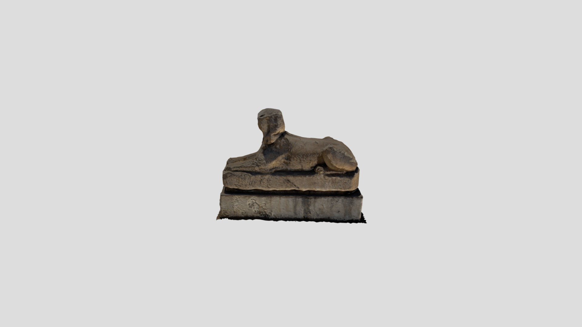 Sphinx of Psammeticus II - 3D model by Rana (@ranli) [772de68] - Sketchfab