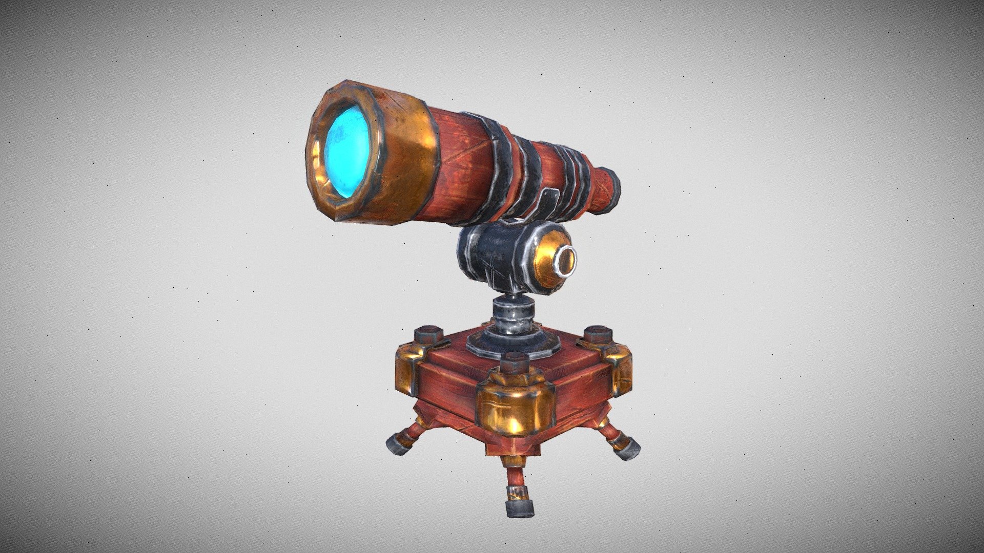 Game Asset Telescope - 3D model by Jorge_Everton (@jorgeeverton ...