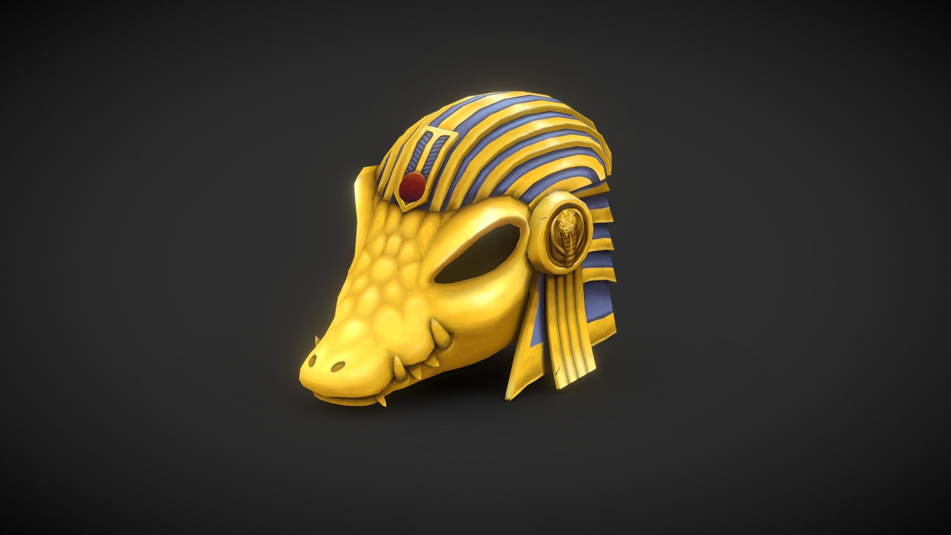 Helm of Sobek - Buy Royalty Free 3D model by RidingsFx (@StevenRidings ...