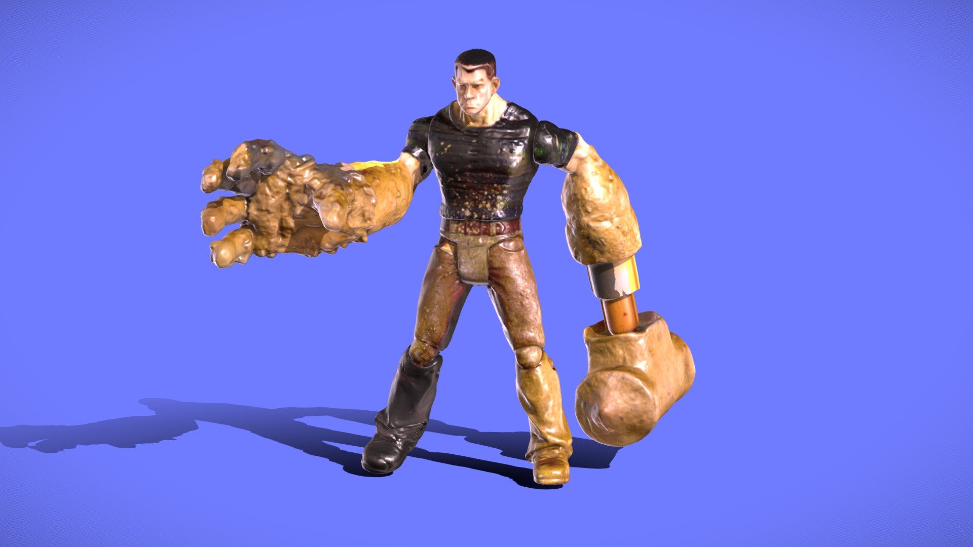 2000´S SPIDERMAN SANDMAN FIGURE - 3D SCAN - Buy Royalty Free 3D model ...