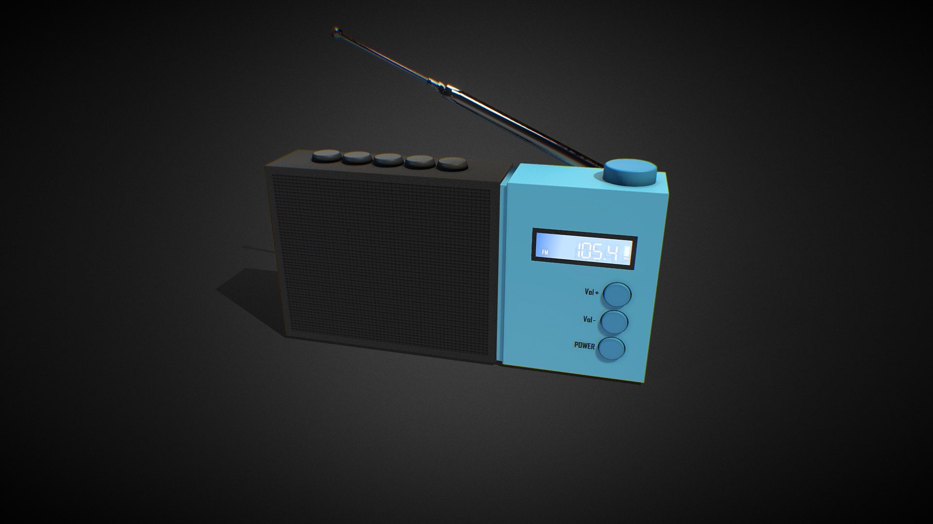 Radio - 3D model by themisfragg [773514f] - Sketchfab