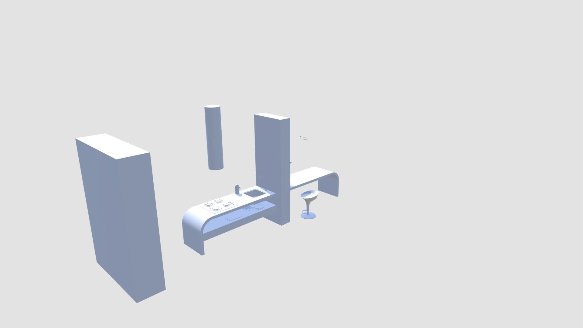 kitchen furniture set - Buy Royalty Free 3D model by Evermotion ...