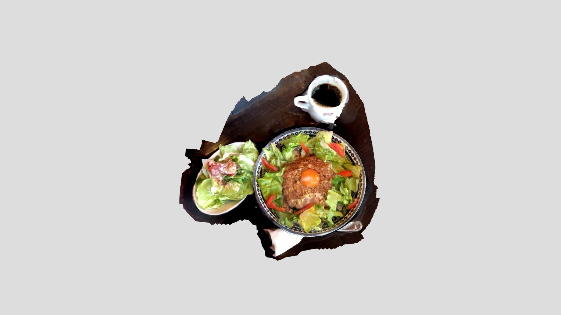 Rice plate with heaped roast beef - 3D model by Jingbari [7736724 ...