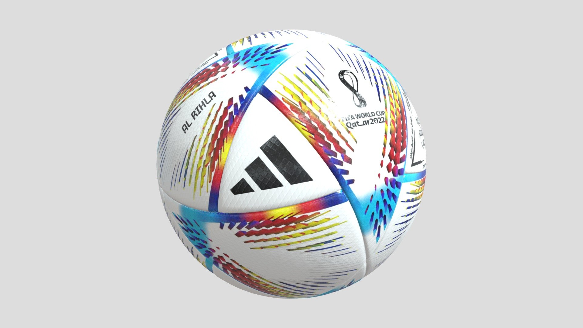 Adidas Al Rihla FWC 2022 - Download Free 3D model by Variedades_Juan YT ...