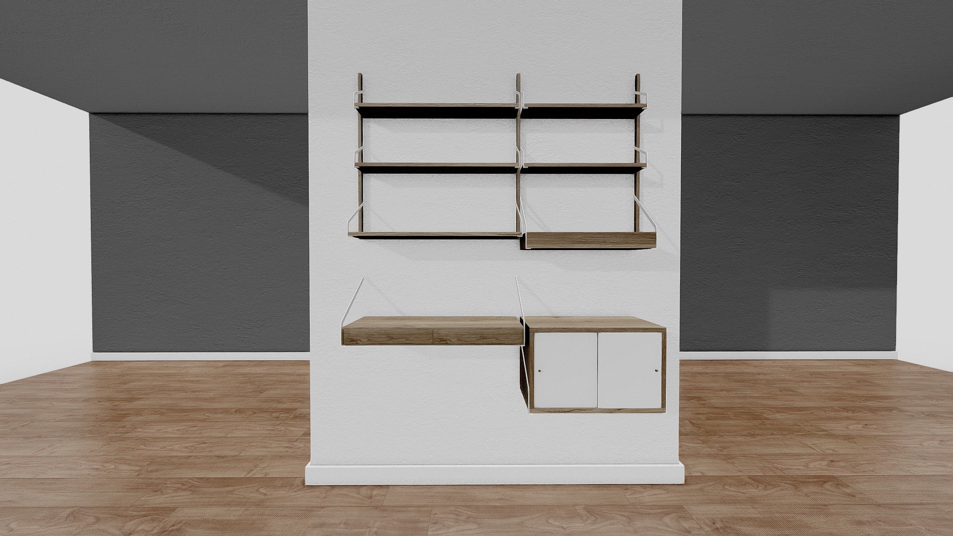 SVALNÄS Desk (Corona Max Scene + HDRI FREE) - Buy Royalty Free 3D model ...