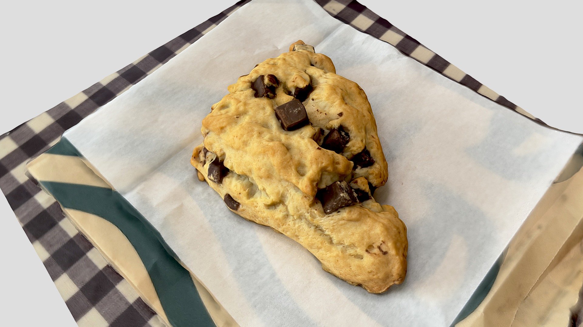Chocolate scone Starbucks - 3D model by Koto3D Stephane Vogley ...
