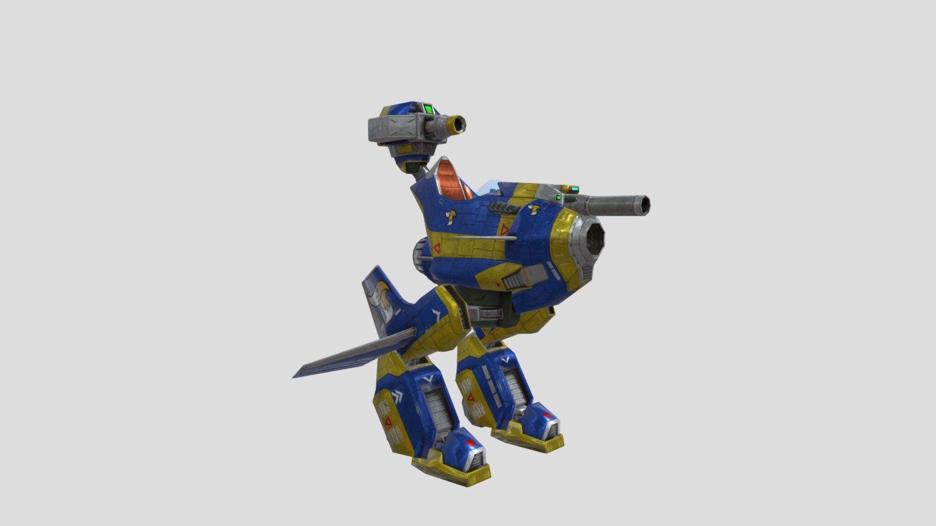 sonic-rangers-tails’-cyclone - Download Free 3D model by ...
