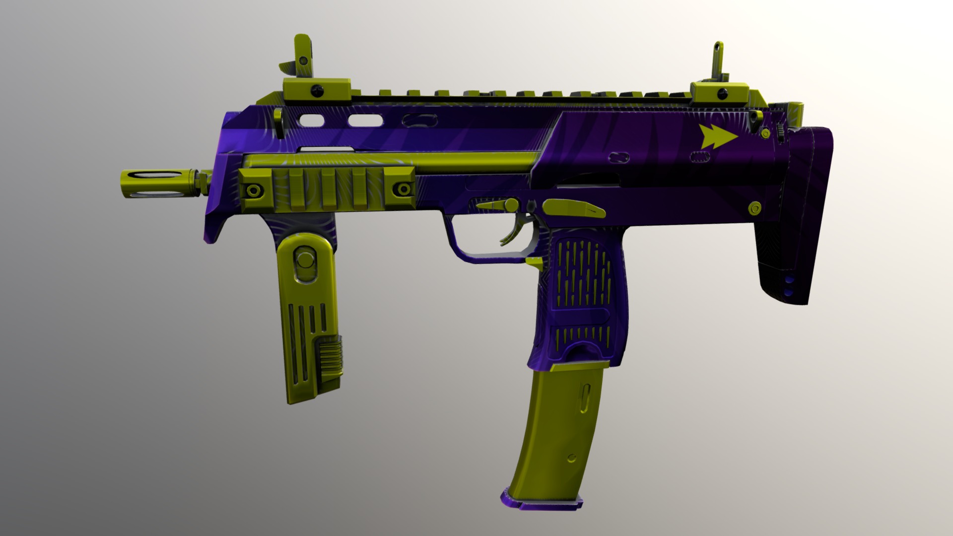 MP7 | PLAY - 3D model by dC98 [77392f5] - Sketchfab