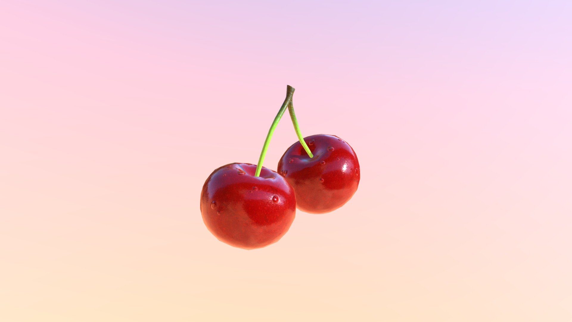 Cherry - 3D model by Cyberebral [773c641] - Sketchfab