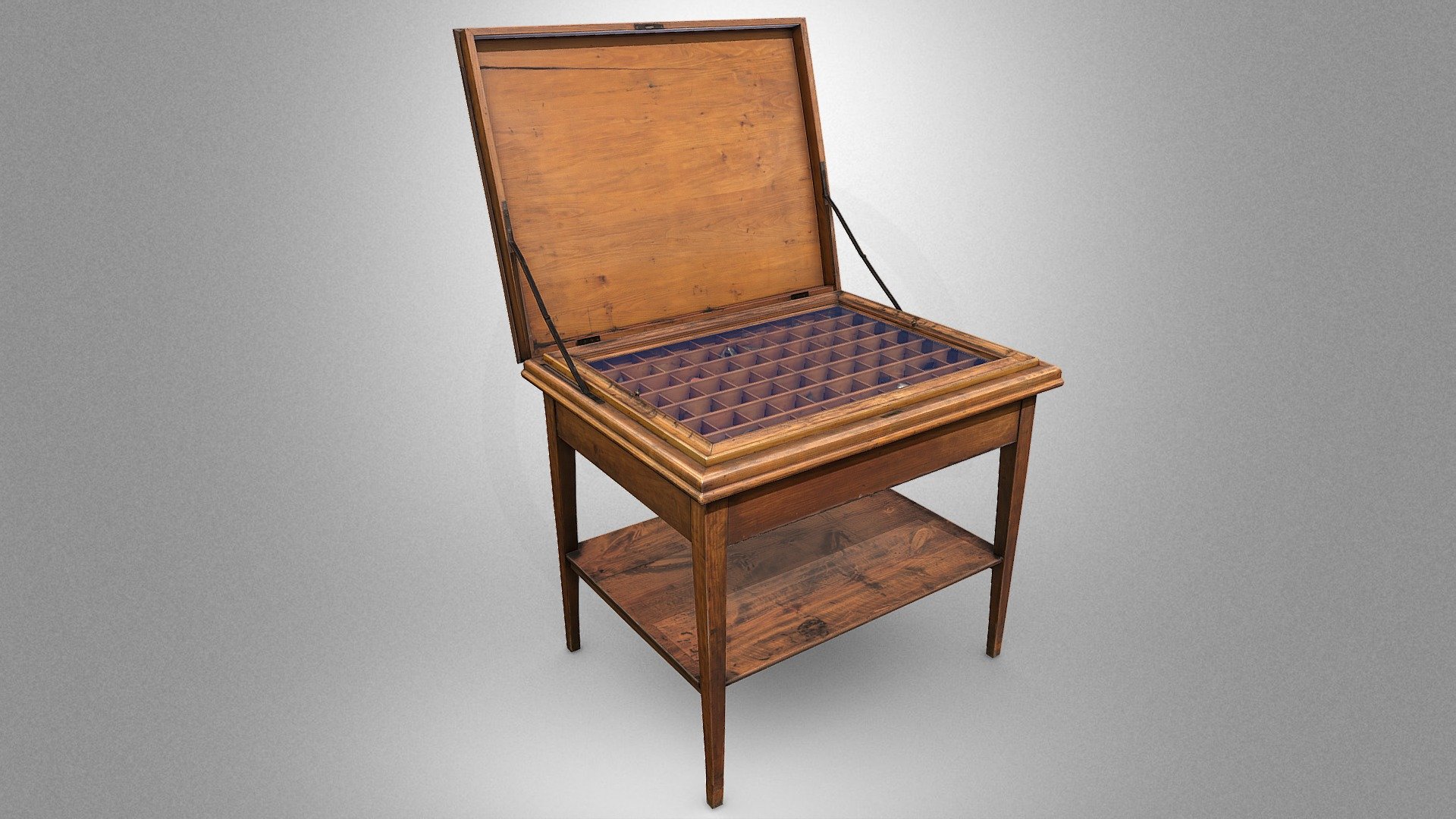 Table for paints - Download Free 3D model by Virtual Museums of ...