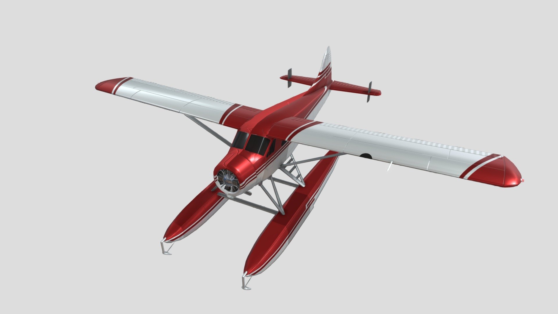 Airplane_Dehavilland DHC-2 Beaver - 3D model by The Learning Network ...