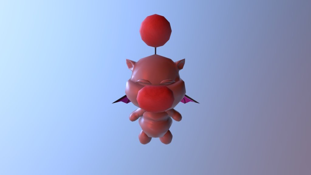 Kingdom Hearts 2 - Game Assets - Moogle - 3D model by BLueFLaMeRedFoxX ...