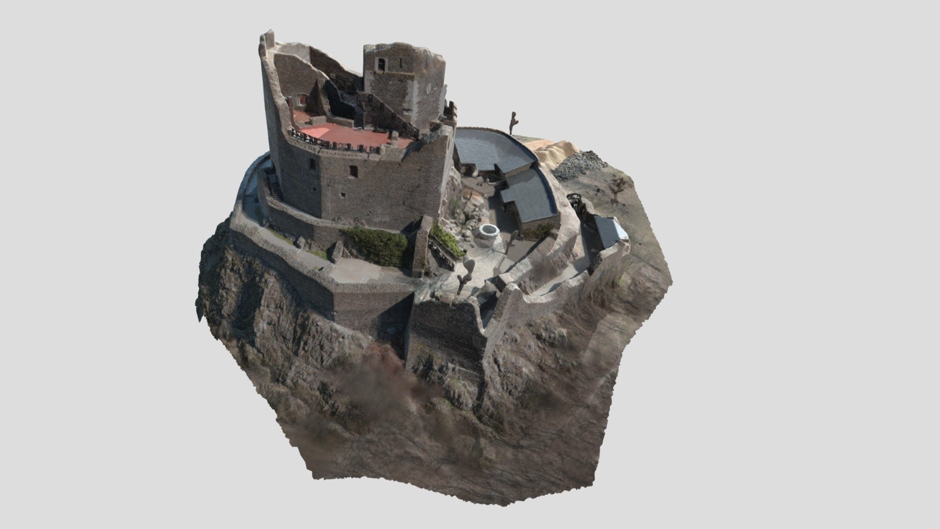 Hungary - Hollókői Vár - Hollókő Castle - Buy Royalty Free 3D model by ...