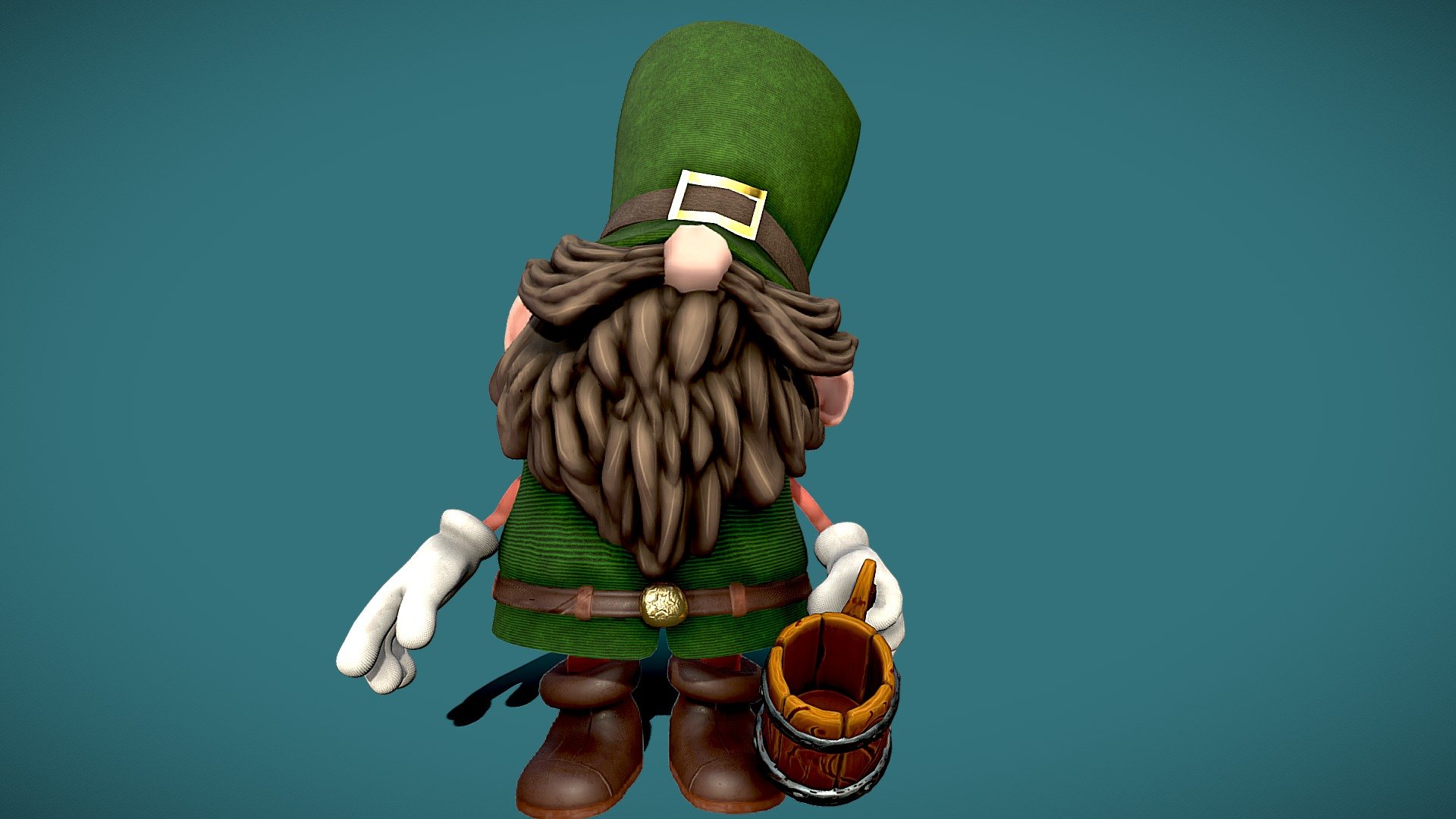 Lucky Beard the Leprechaun - 3D model by arloopa [77404fd] - Sketchfab