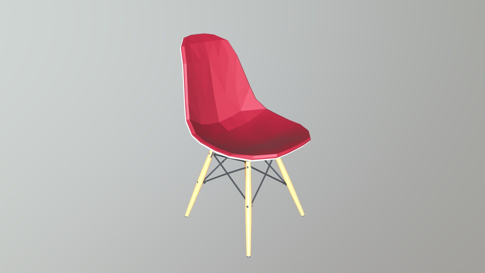 Eames Chair - 3D model by pgallant [774276c] - Sketchfab