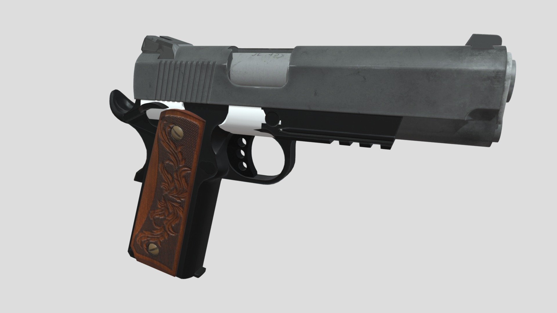 M1911. free model. High polly, prop - Download Free 3D model by ...