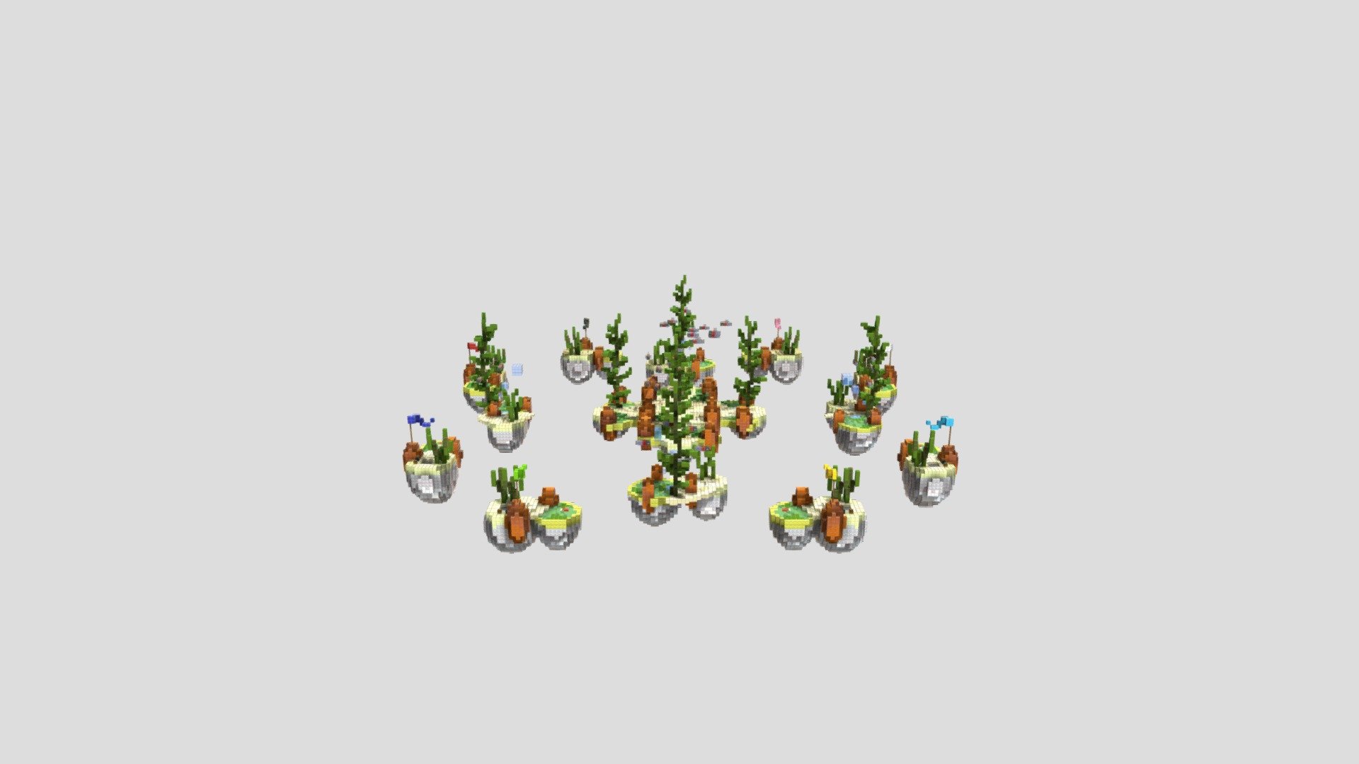 PixelMine | 4 Stunning Bedwars Maps 1 - 3D model by Pixel Mine (@pixelminestudio) [7744989 ...