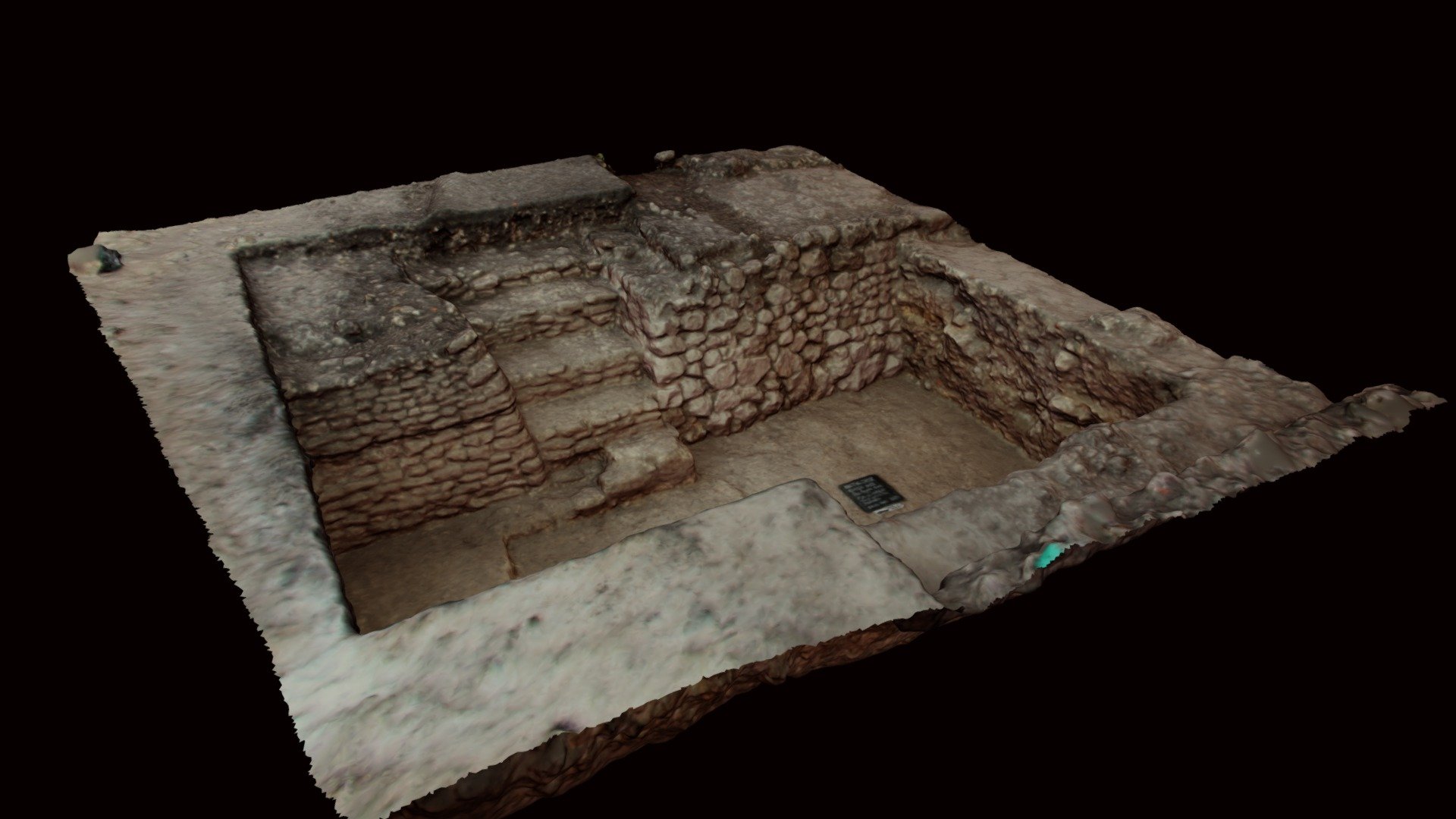 Nixtun-Ch'ich' Structure W 1 - 3D model by ItzaArch [7746e78] - Sketchfab