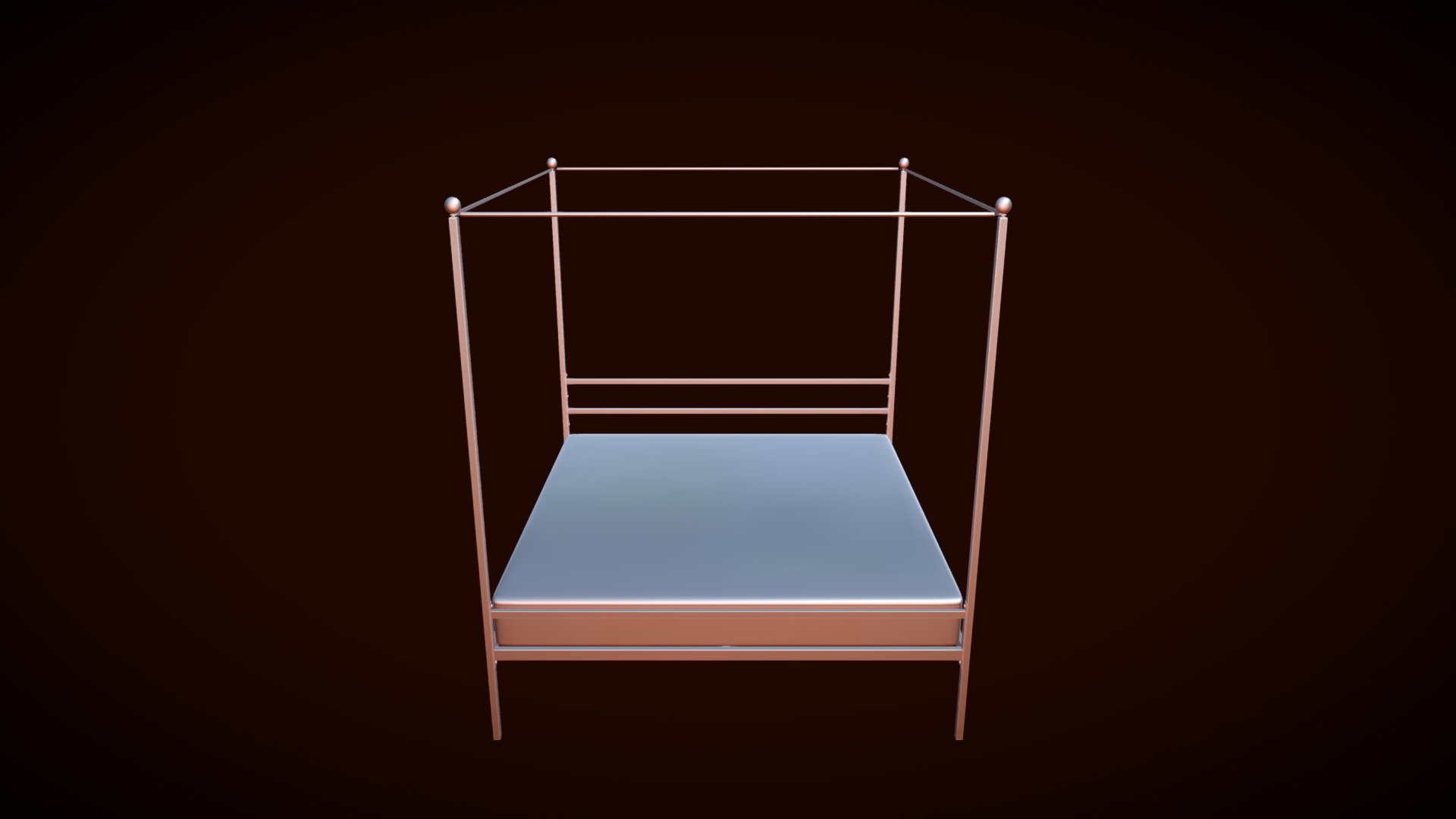 Simple Bed - Download Free 3D model by AragmaSolids [77475c3] - Sketchfab