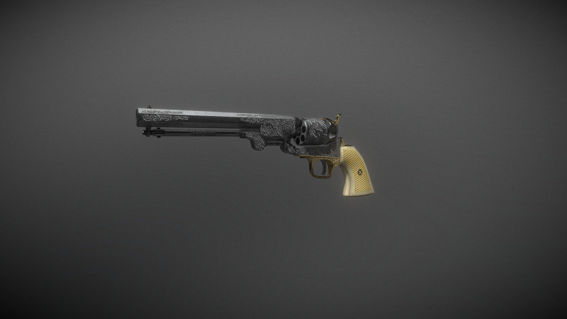Revolver - 3D model by Karumpee [7748b9b] - Sketchfab