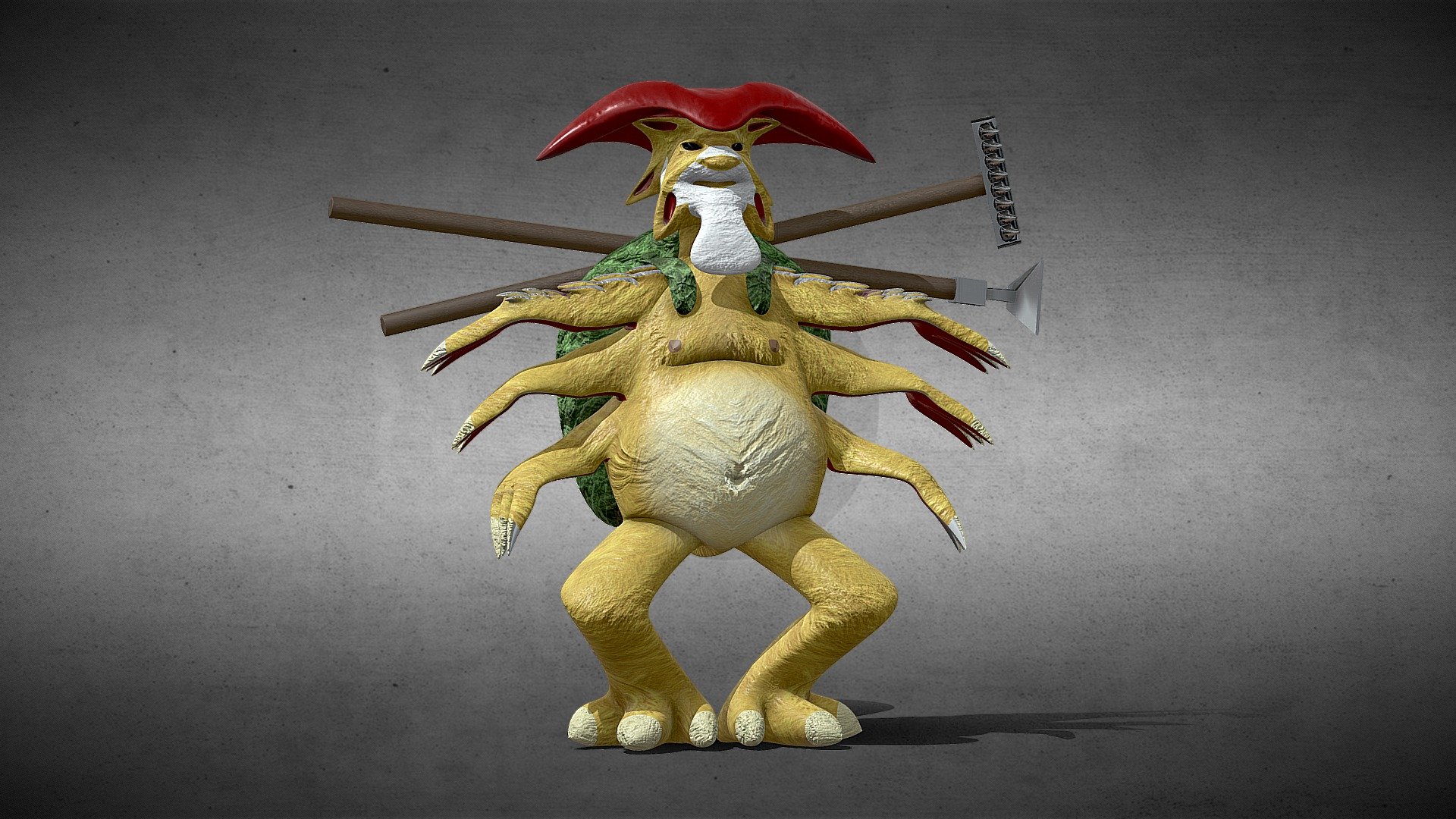 Fidel - 3D model by Gert De Roost (@paleajed) [774c83f] - Sketchfab