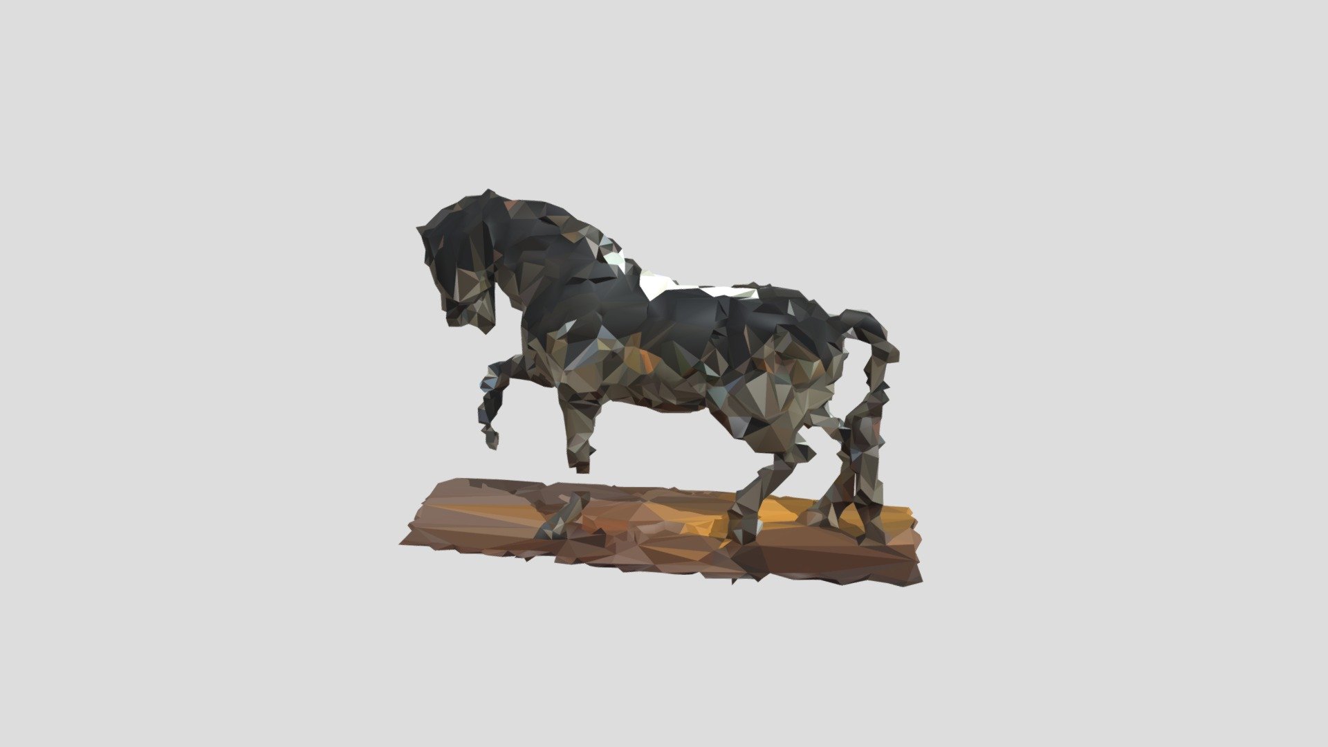 Horse Sculpture - 3D model by zzseeqdez [774ed6b] - Sketchfab