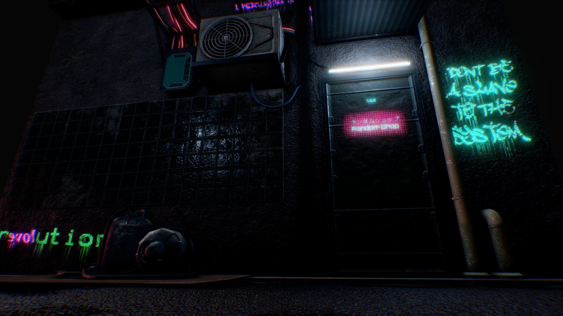 Cyberpunk Alleyway - 3D model by Bruno Mitrov (@brunomitrov) [774f5bb ...