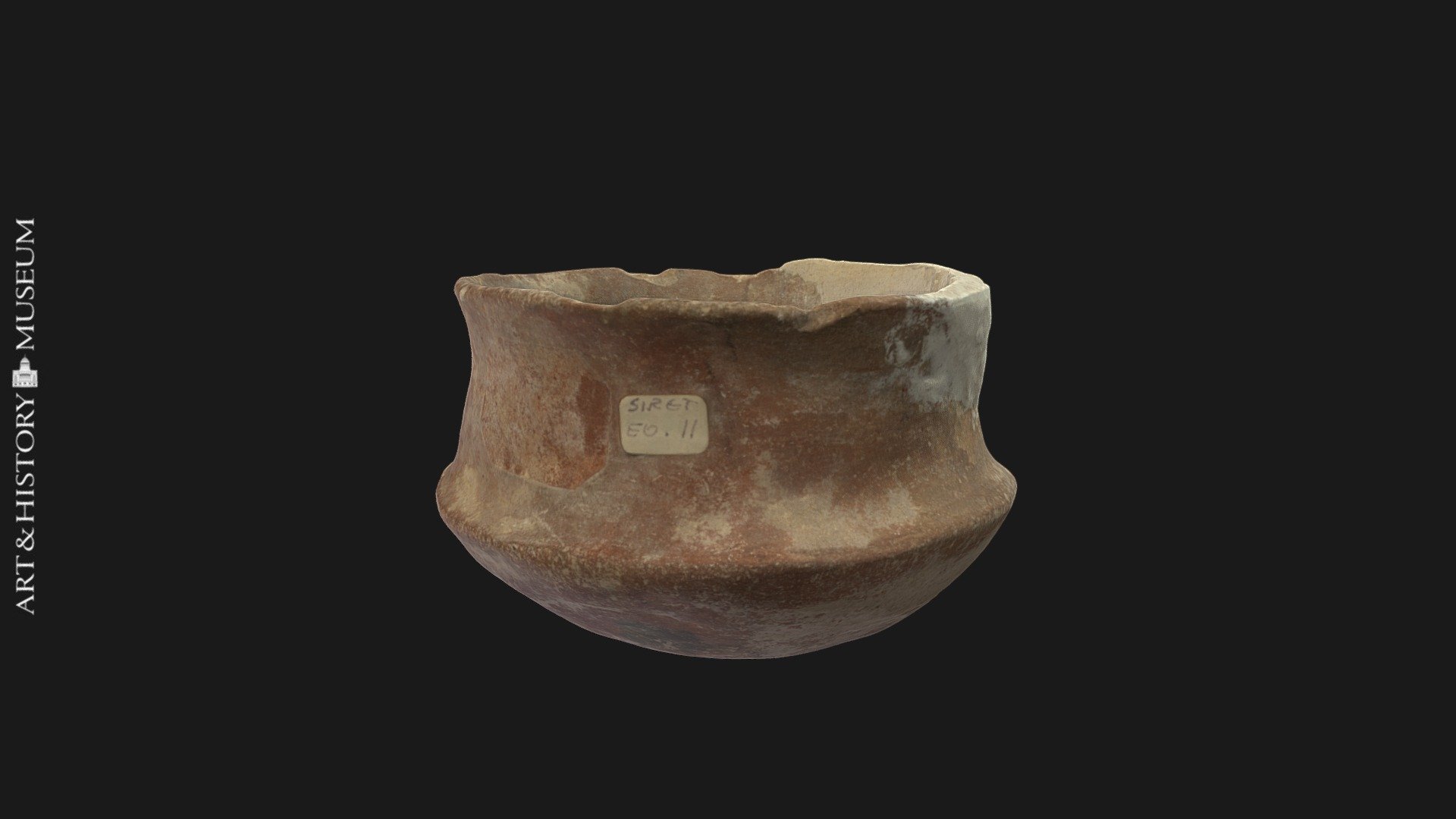 Carinated vase with flaring rim - PG.2803.1115 - Download Free 3D model ...