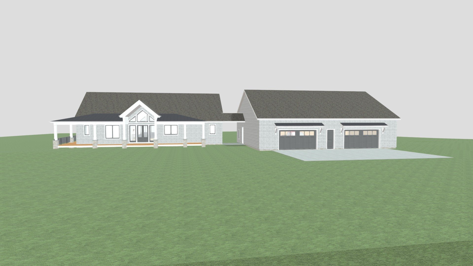 Barn Exterior Idea 1 - 3D model by OakBridge Development (@oakbridge ...