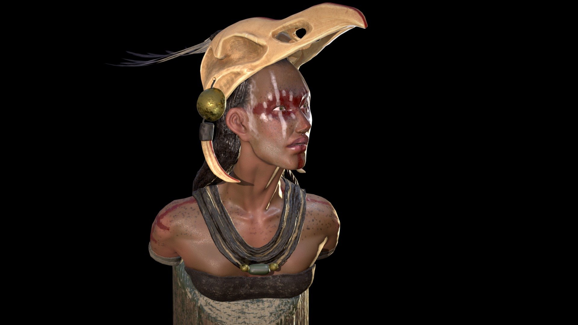 Primitive Shaman - 3D model by Daniel Reyes (@DanielReyesL) [7753194 ...