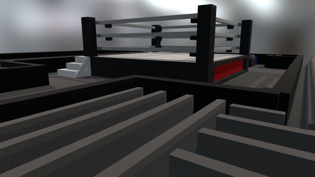 Wrestling Ring - 3D model by rangichristie [7754fa3] - Sketchfab