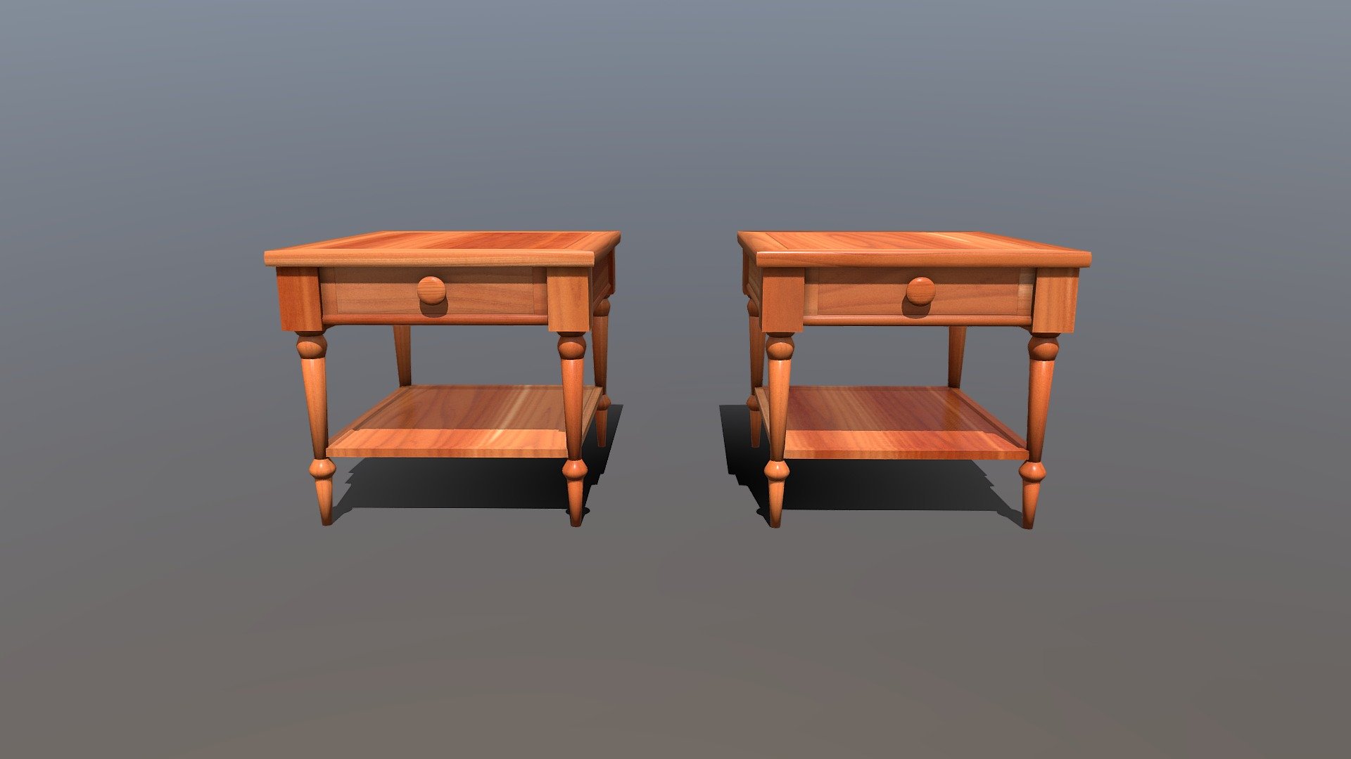 Wood End Tables - Download Free 3D model by Jeff Kratzer (G1ngerBoy ...