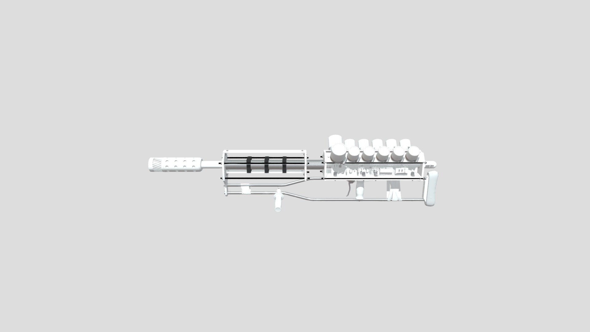 Gauss_Gun - 3D model by tunasdreams [7757f99] - Sketchfab