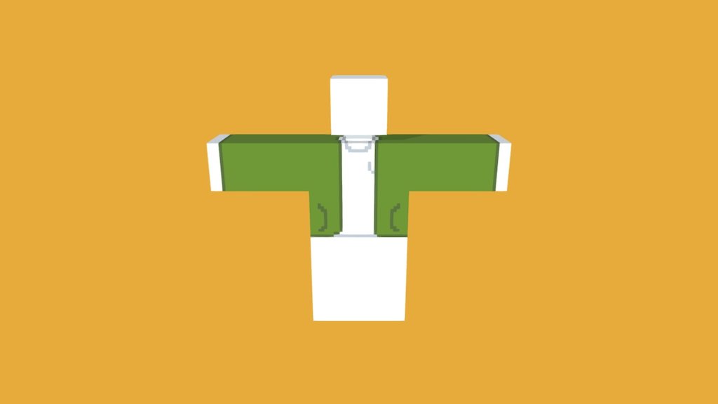 Unturned - Green Jacket - 3D model by Godrax [7758369] - Sketchfab