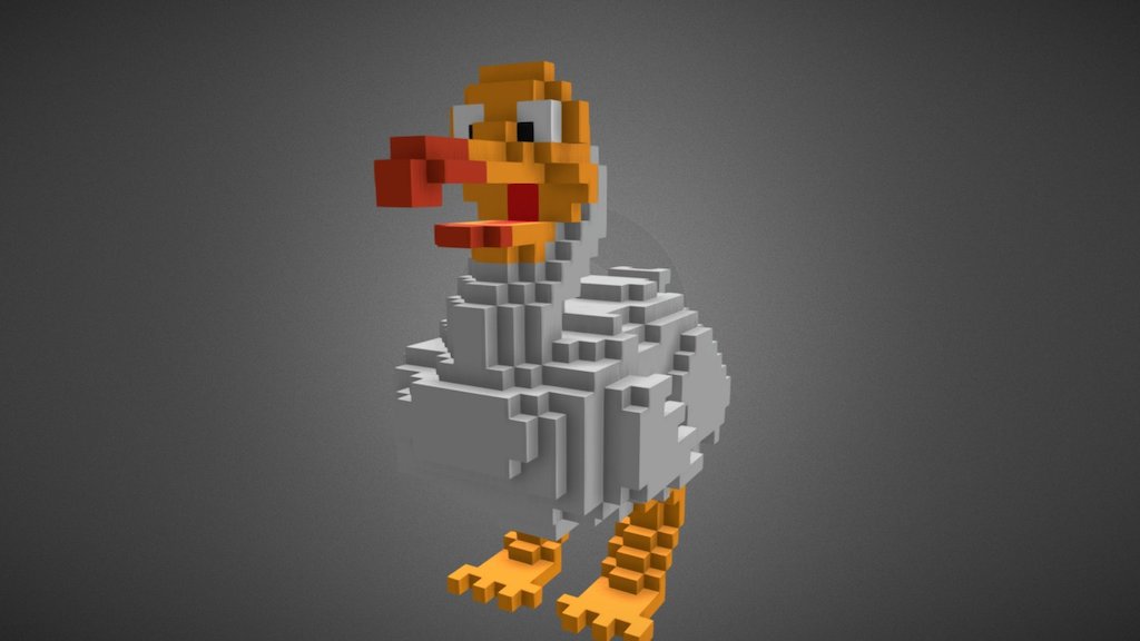 Voxel Dodo - 3D model by Klaasjan van den Berge (@Saroth) [77585c8 ...