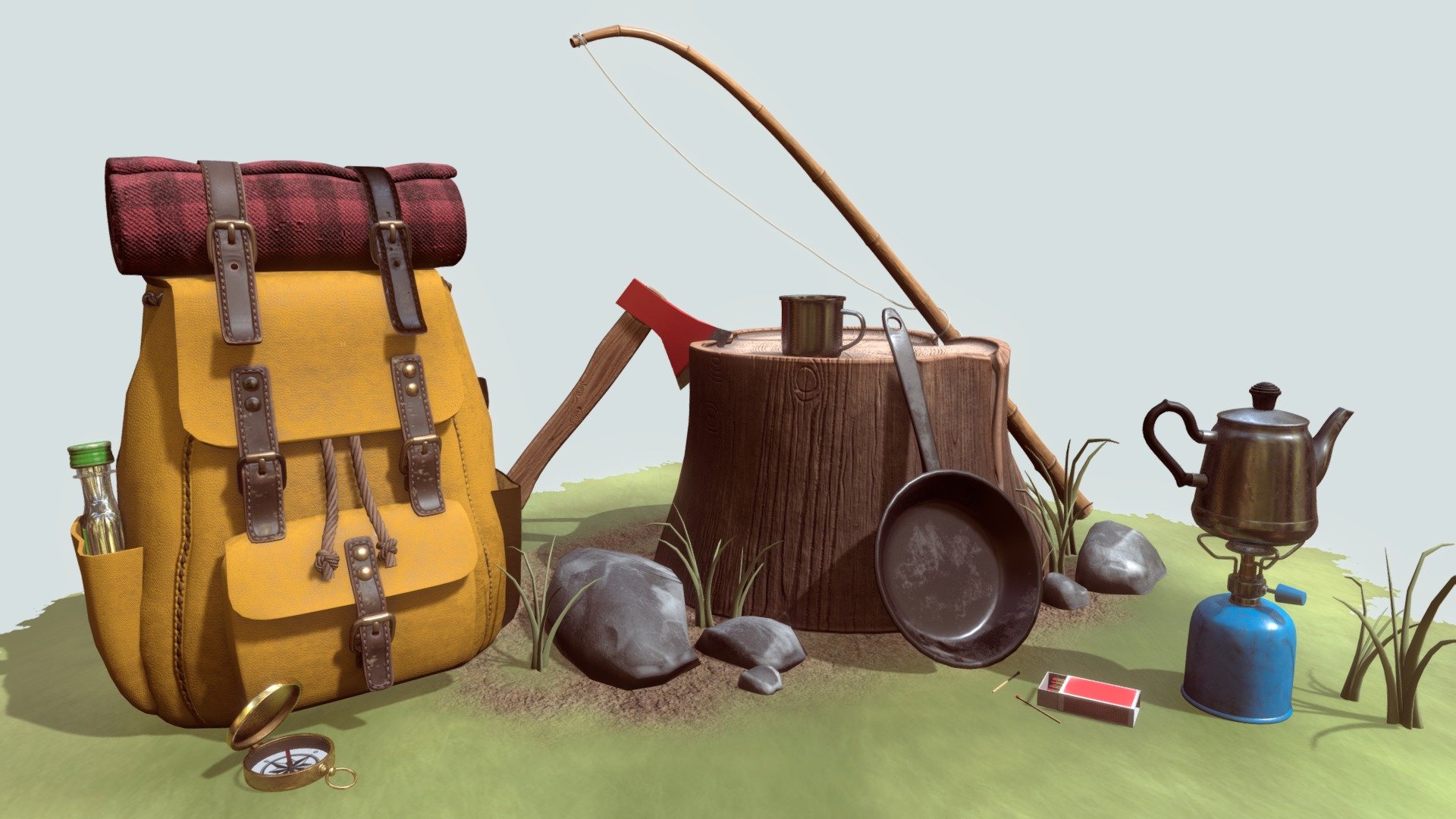 Adventure in the Wild - 3D model by Talhia.Brom [7758a41] - Sketchfab