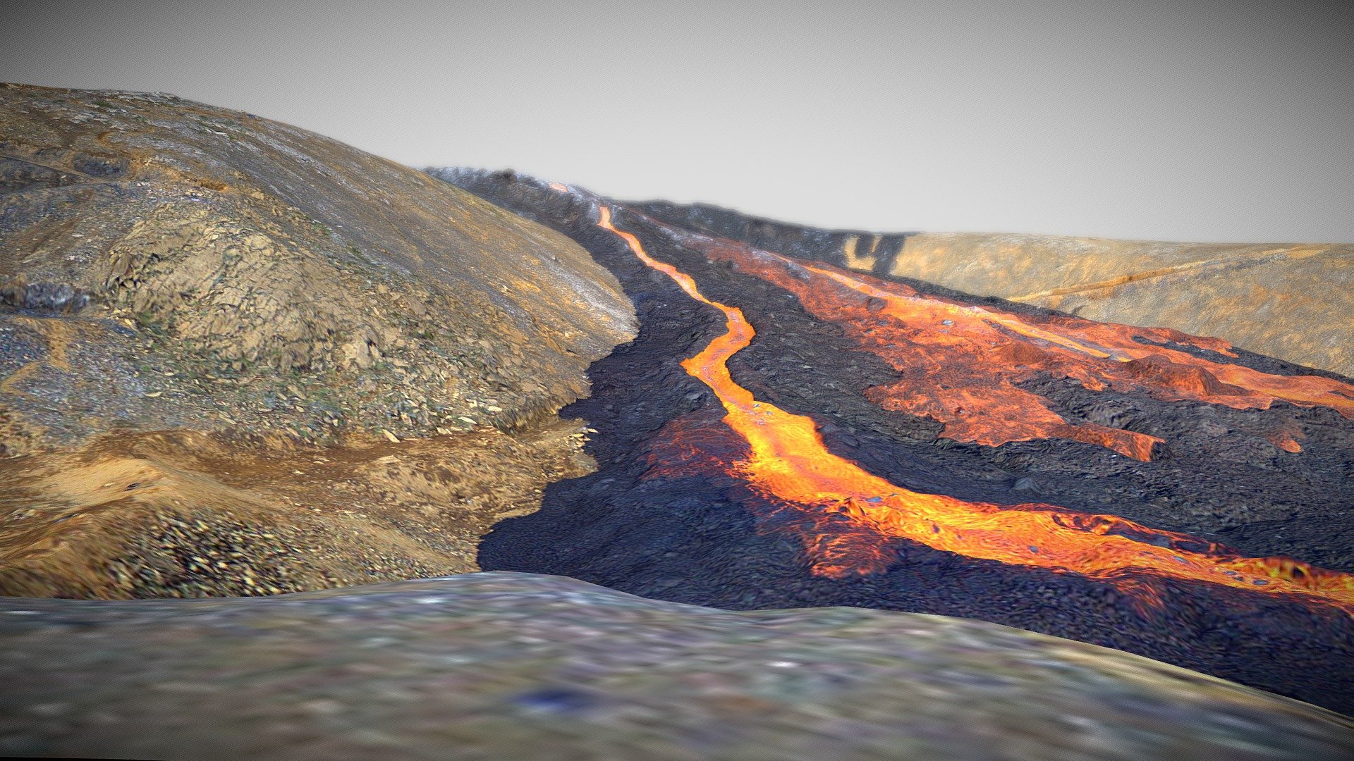 Stórhóll - eldgos. - 3D model by EFLA Engineering (@eflaengineering ...