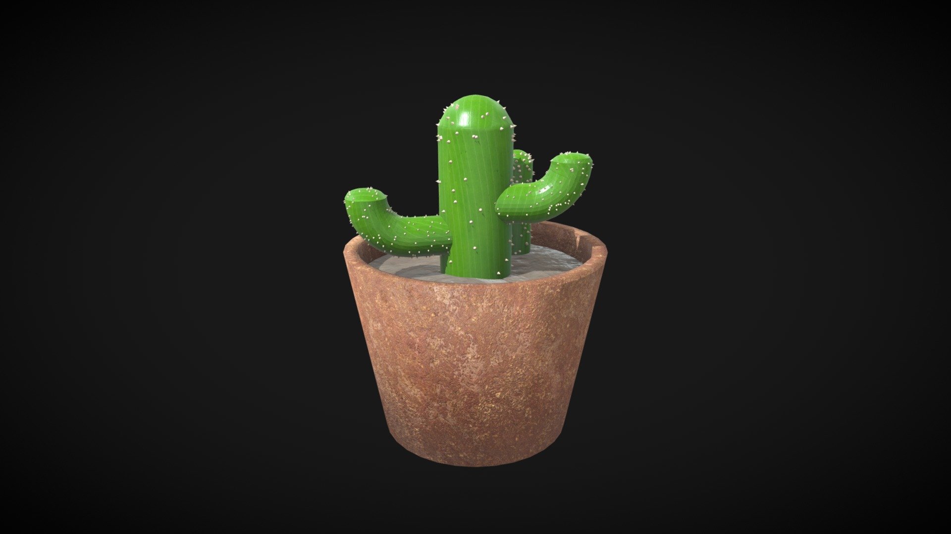 Stylized Cacti - Download Free 3D model by Ghillie Studios ...