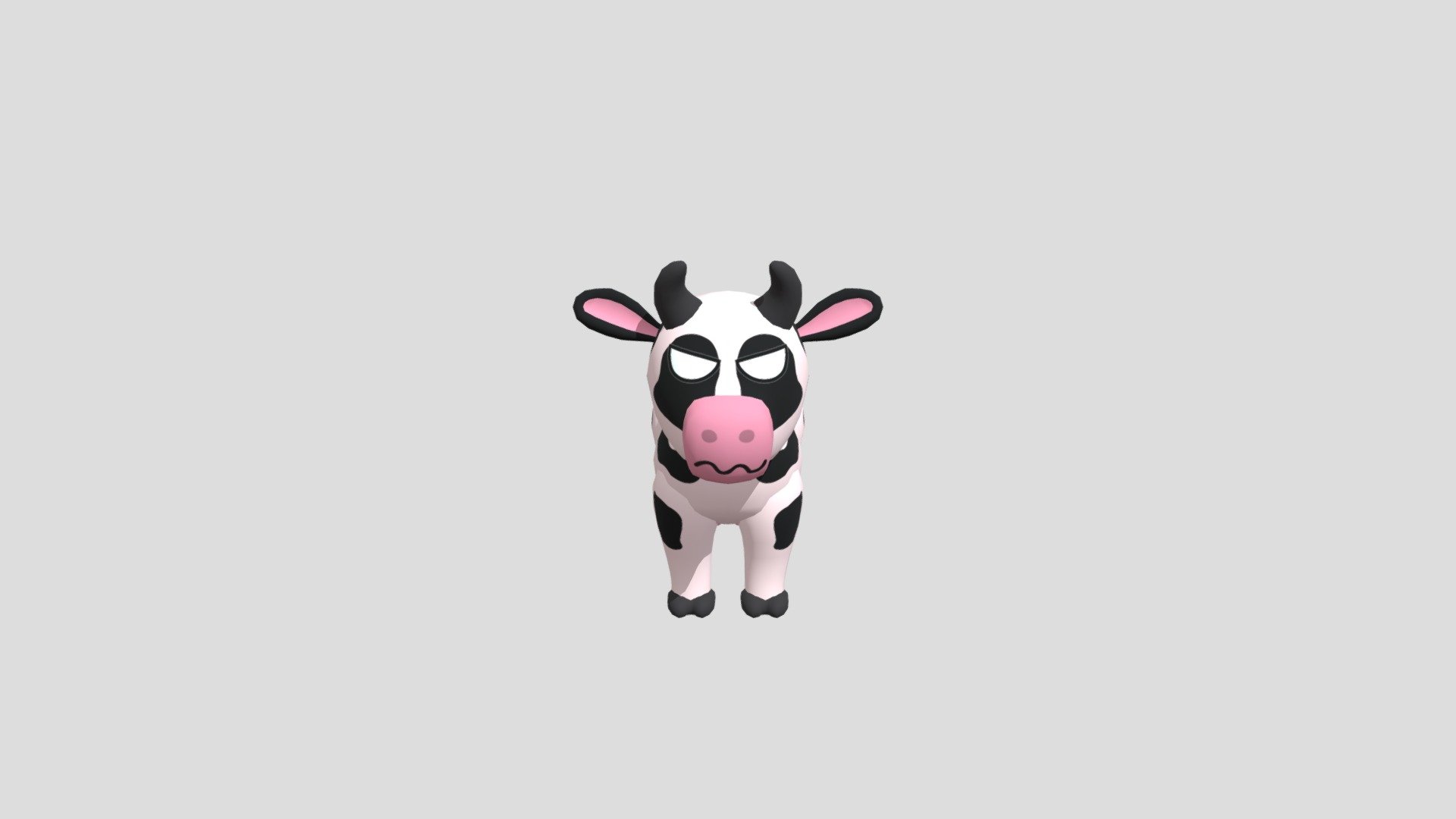 Cute low-poly Cow - 3D model by Karin (@KarinLunga) [775de33] - Sketchfab