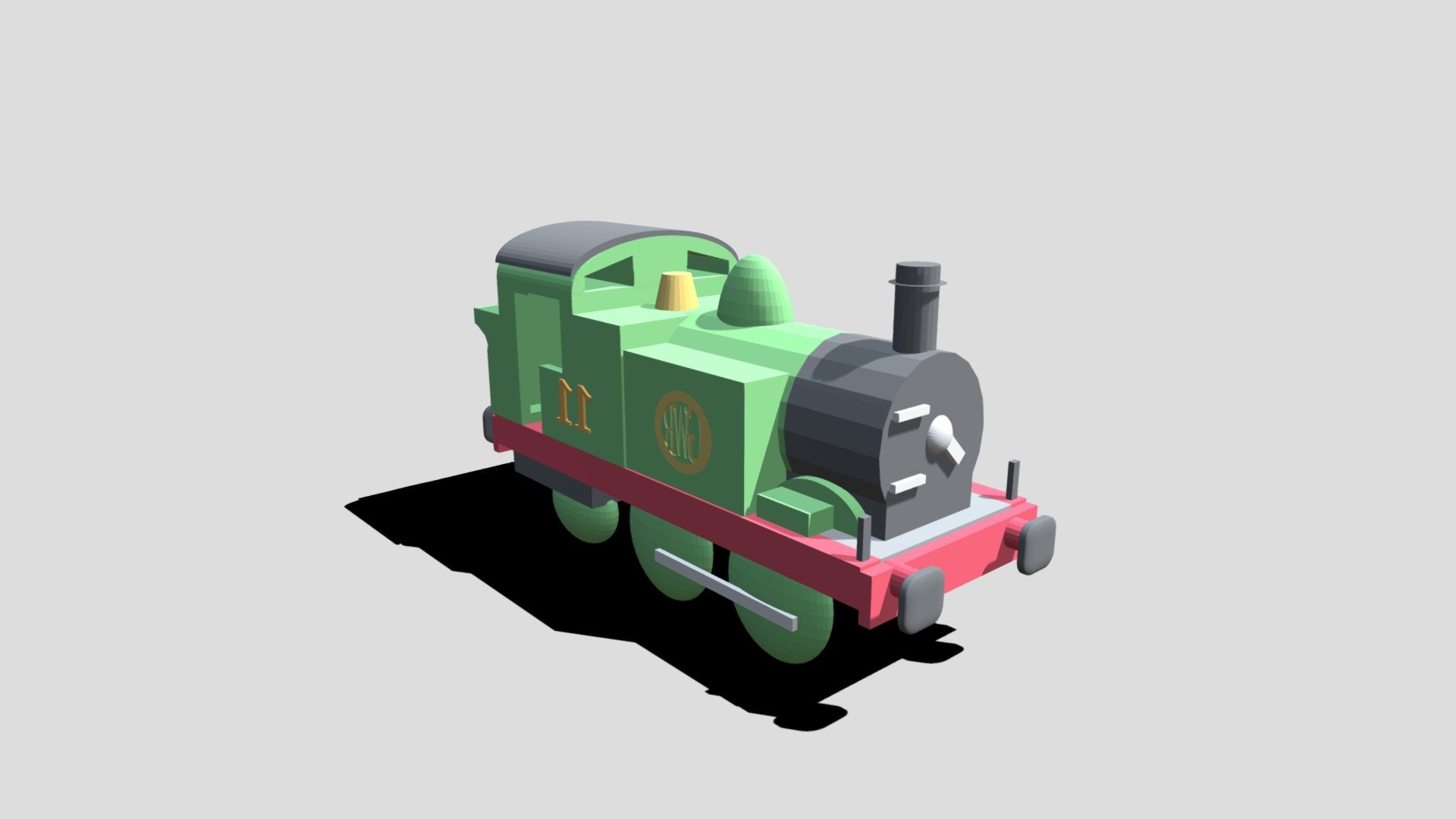 Oliver The Great Western Engine - 3D model by randomcarguy [775f57b ...