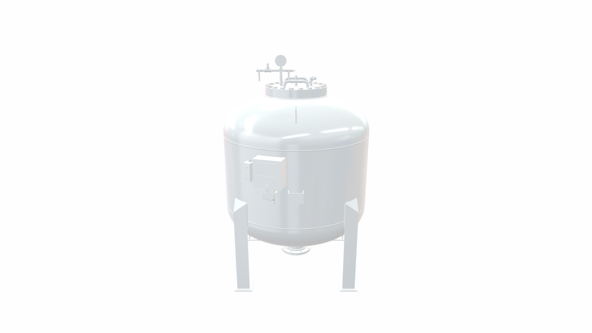 Bladder Tank Short - 3D model by infennedy [77611a5] - Sketchfab