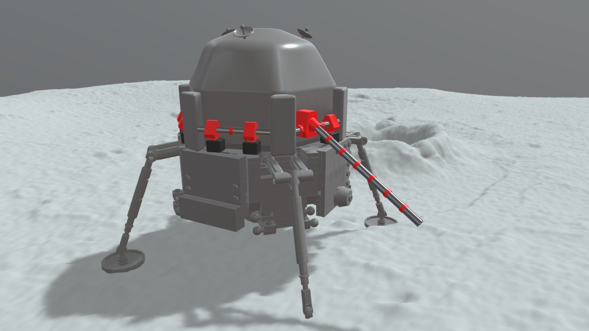 Lunar Lander - 3D model by POLBupe [776216f] - Sketchfab