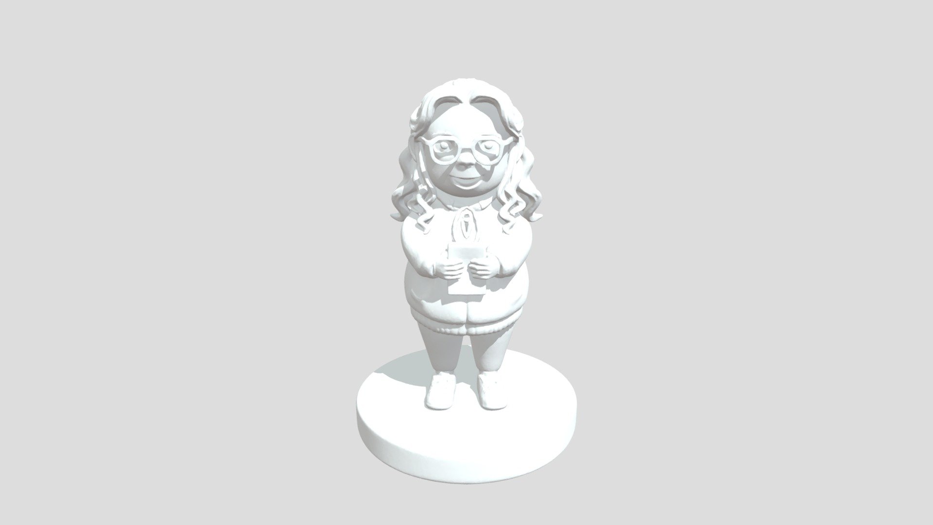 Chibi glass woman - 3D model by fanlat [7764b96] - Sketchfab