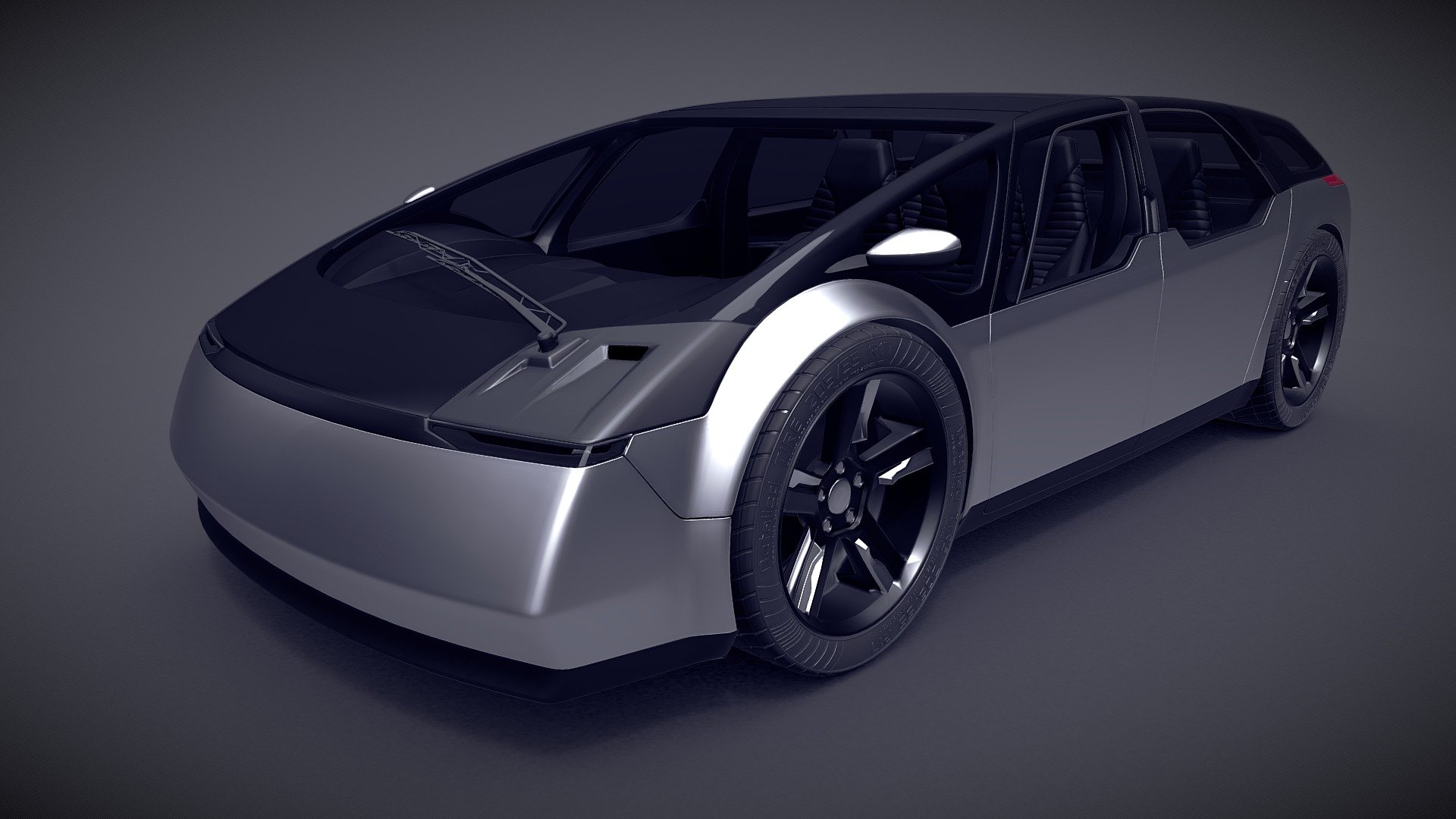 FREE Concept Car 003 - public domain (CC0) - Download Free 3D model by ...