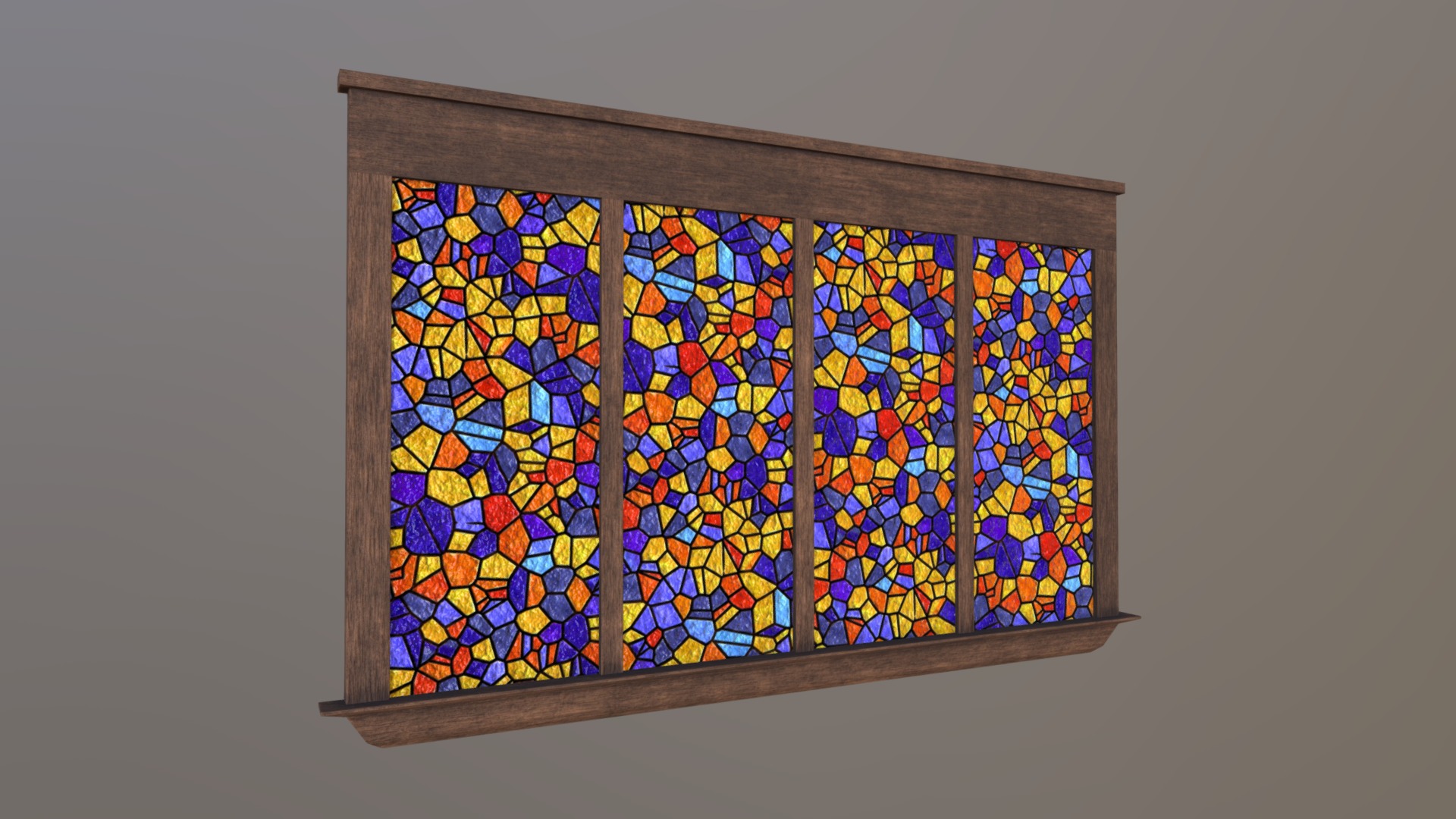 Stained Glass Window - 3D model by Yeastdonkey [7767bb0] - Sketchfab