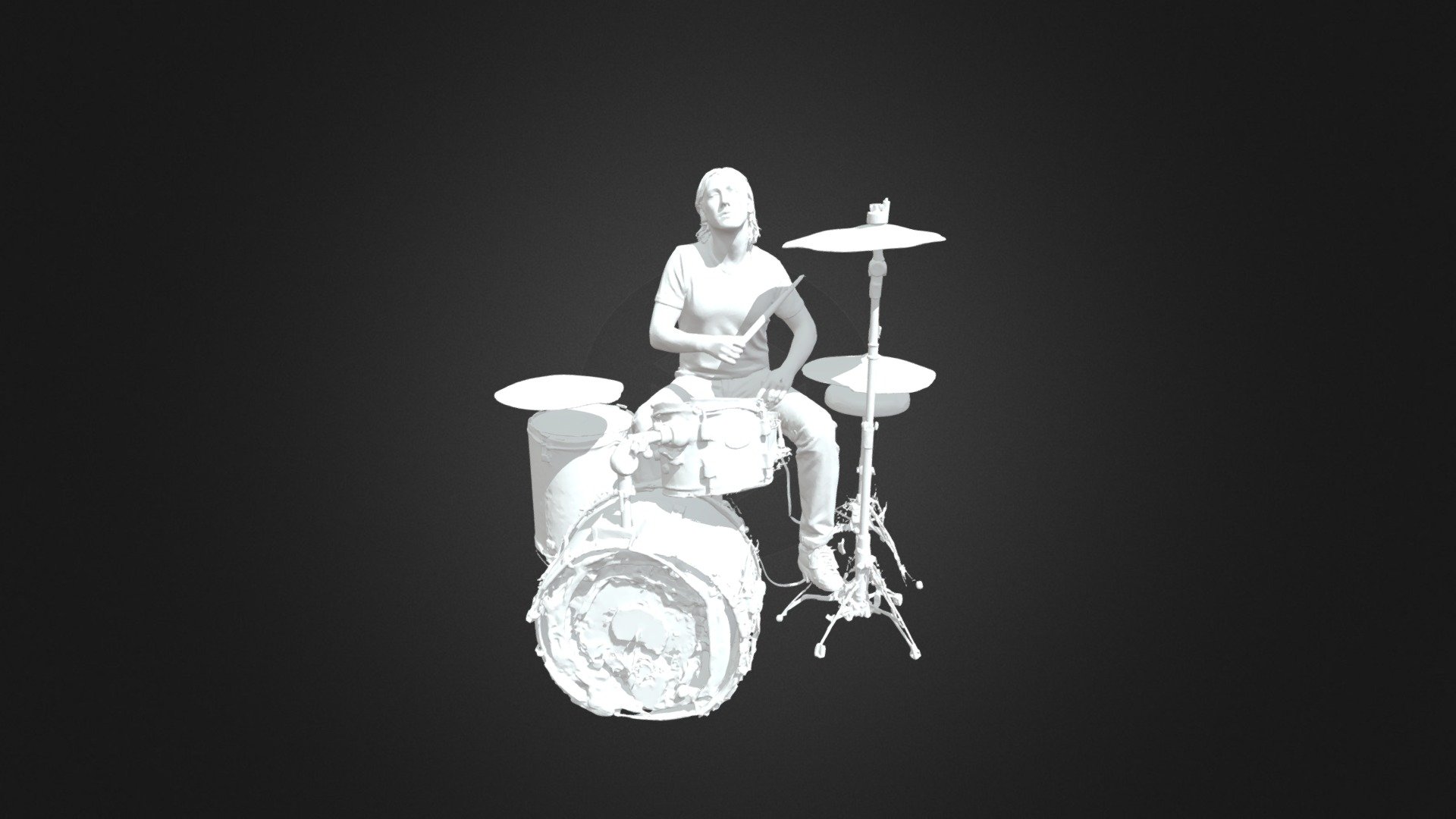 drummer in Action - Download Free 3D model by Juan.Gustavo.Ortega ...