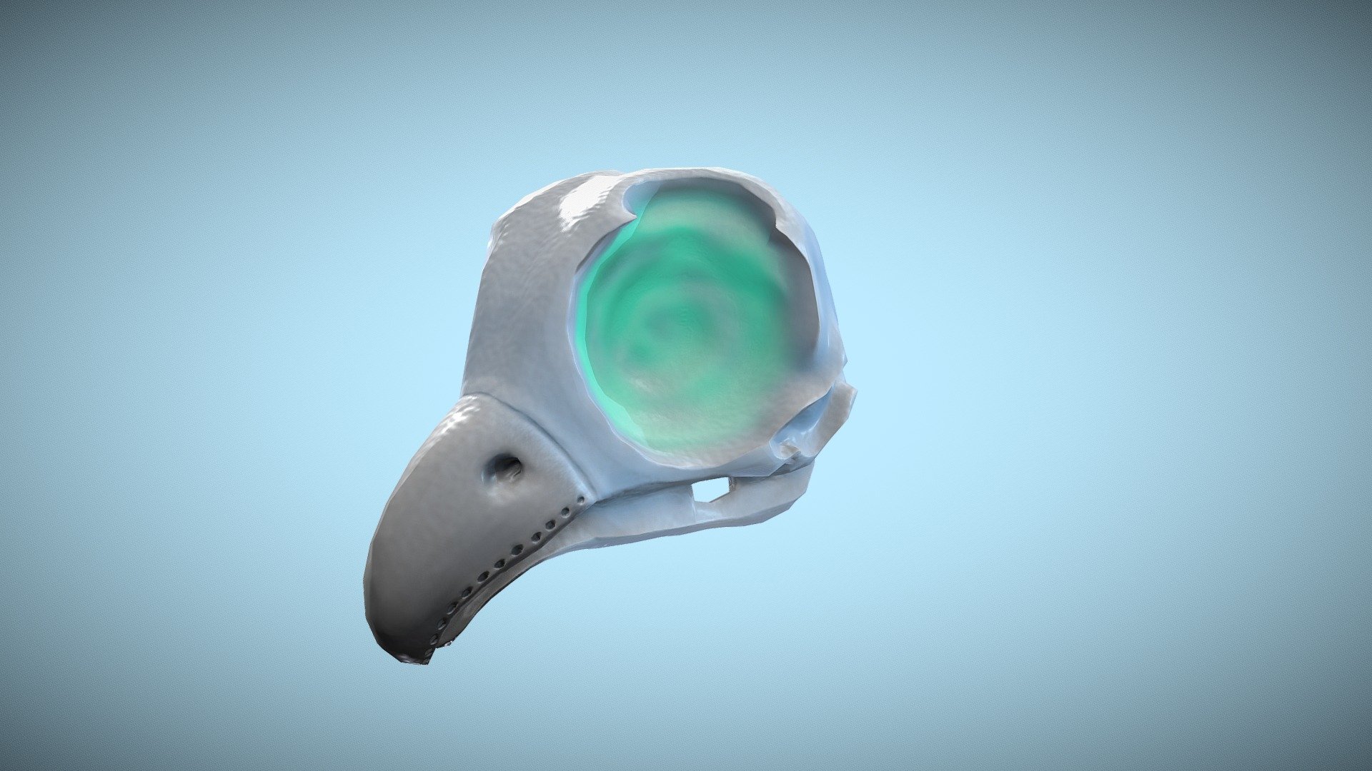 Howl icy skull - 3D model by yvaldir [7767cc5] - Sketchfab
